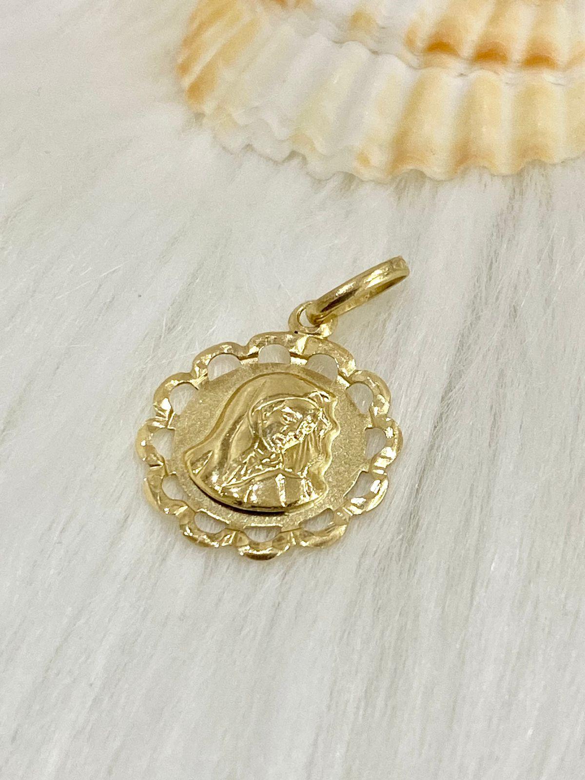 gold rate in dubaiReal Gold Mama Mary Pendant 18k